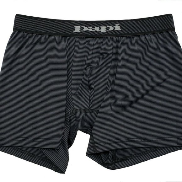 Papi | Underwear & Socks | Papi Mens Stripe Boxer Brief Underwear Charcoal Grey 626628 | Poshmark
